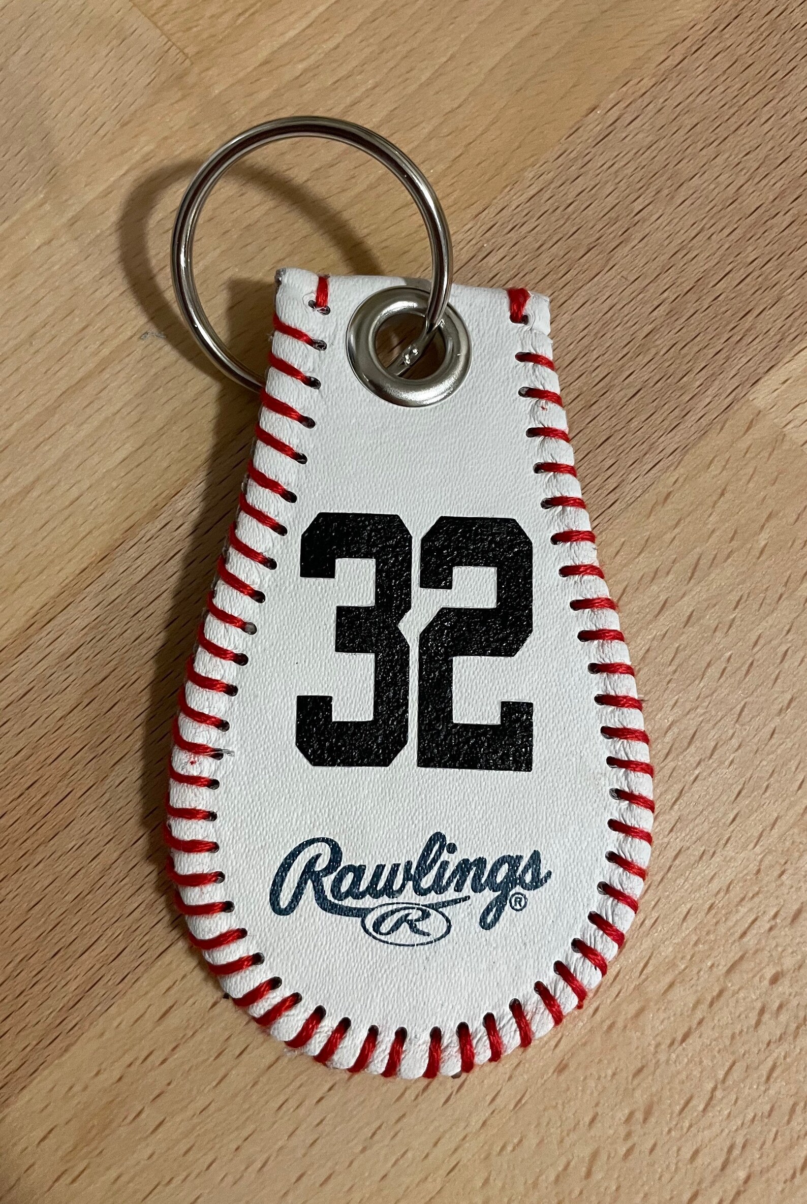 Rawlings Baseball Leather Personalized Keychain--great Baseball Gift ...