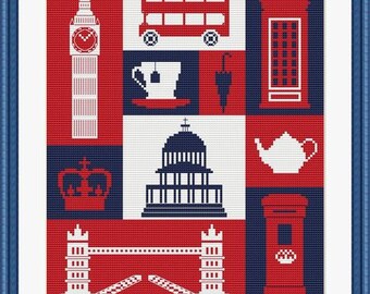 England Cross Stitch | Etsy