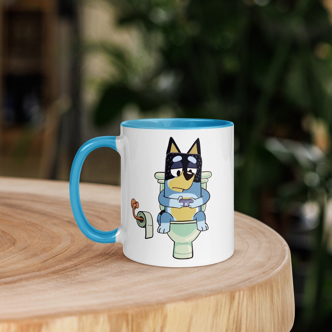 Bluey Mug, Bluey Dad Coffee Cup, Funny Dad Mug, Gift for Dad - Etsy ...
