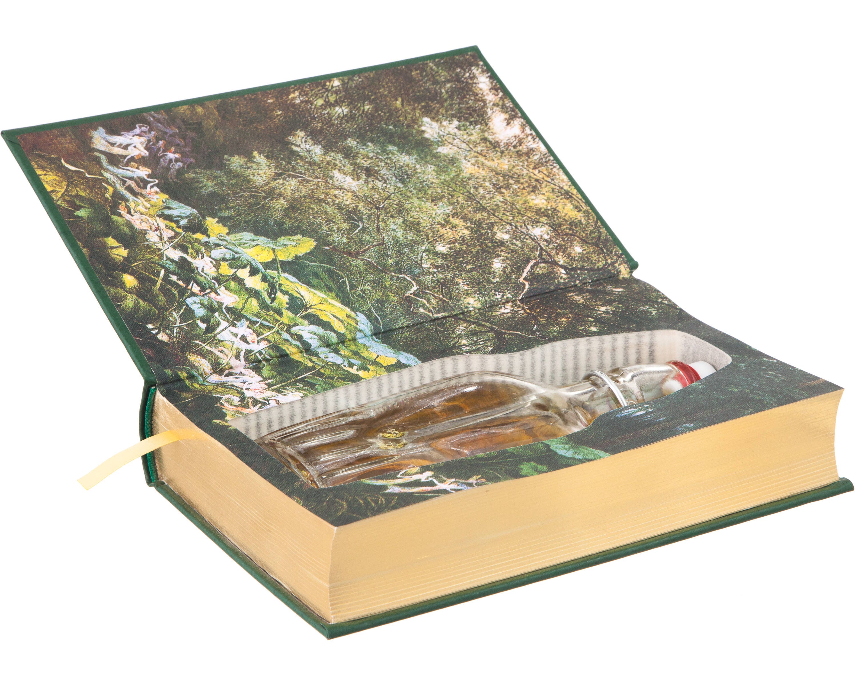 Flask Hollow Book Irish Fairy and Folk Tales leather-bound - Etsy