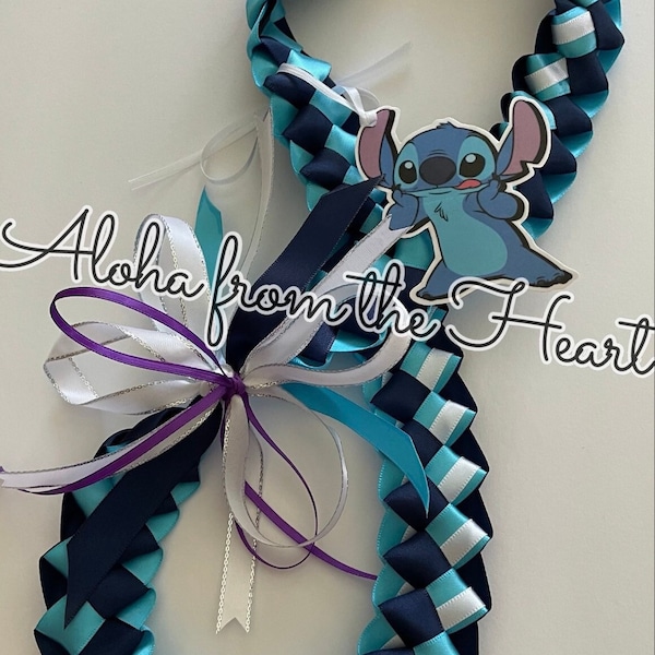 Stitch Lei Graduation - Etsy