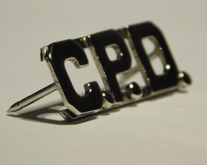 Set of Police Collar Pins // 2 (CPD) Canton Ohio Police Officer ...