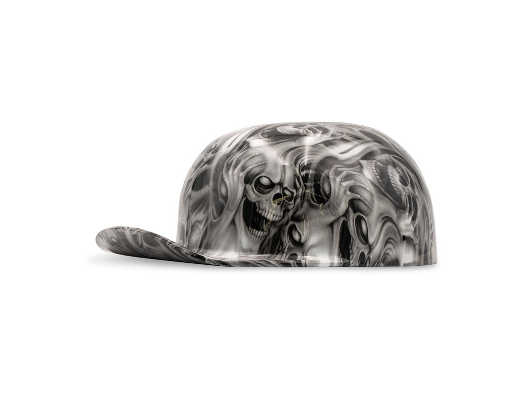Custom White No Evil Skulls Doughboy Mikes Pro Lid Novelty Helmet - Etsy