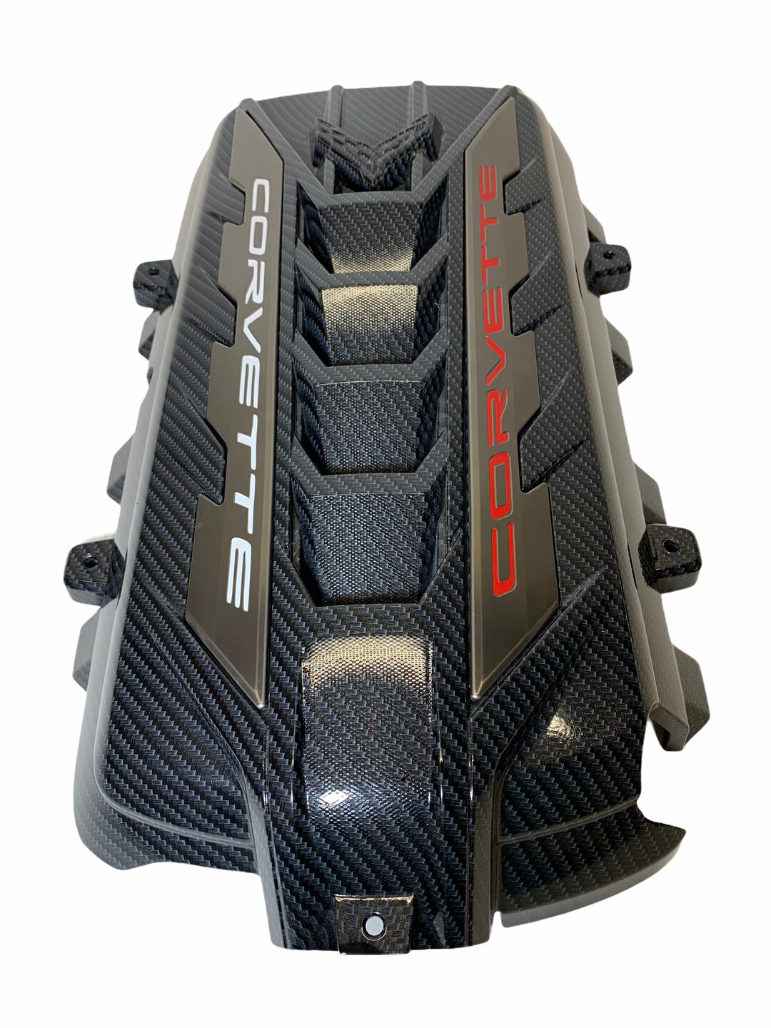 Custom Hydro Dipped 2020+ Corvette Engine Cover Sport Carbon Fiber W ...