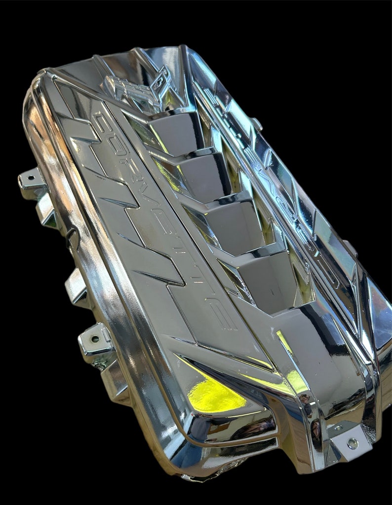 2020-2025 C8 Corvette Engine Cover Custom Chrome - Etsy