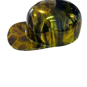 Custom Gold Chrome Lightning Flatboy Mikes Pro Lid Novelty Helmet - Etsy