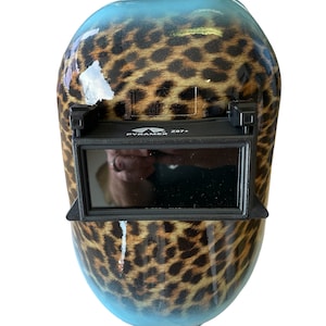 Cheetah Welding Helmet - Etsy UK
