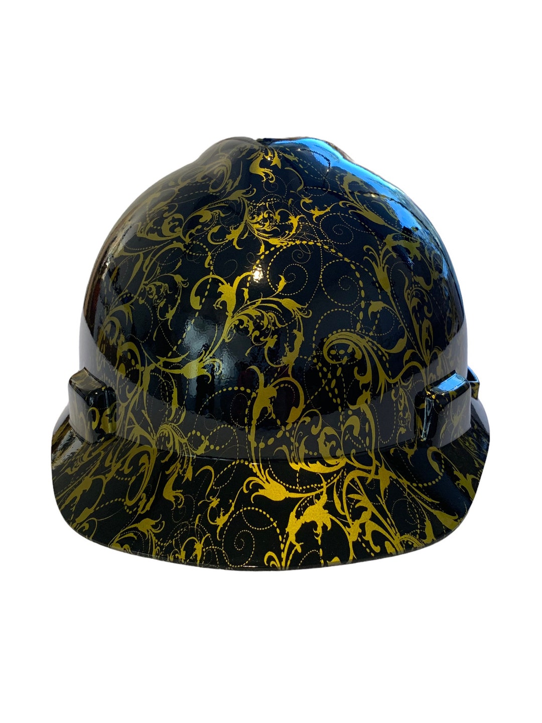 Hard Hat MSA V-gard Cap Style Custom Hydro Dipped Kandy Gold Lilies - Etsy
