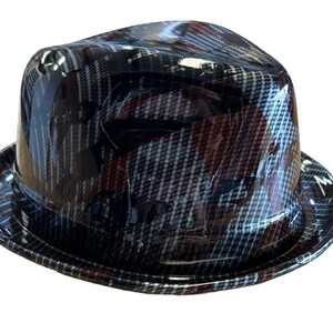 Hydro Dipped Carbon Fiber American Flags Fedora Mikes Pro Lid Novelty ...