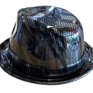Hydro Dipped Carbon Fiber American Flags Fedora Mikes Pro Lid Novelty ...