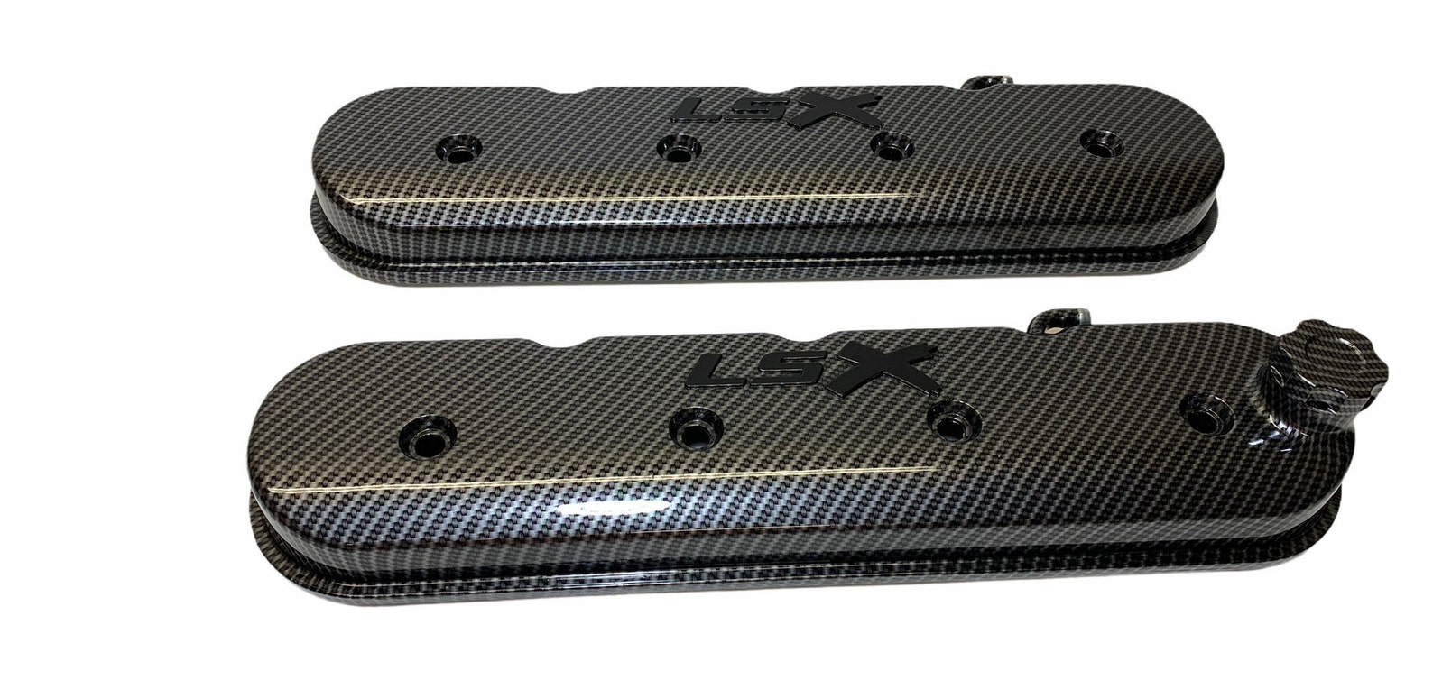 Custom LSX Valve Covers 241-407 Carbon Fiber Dipped With Black LSX - Etsy