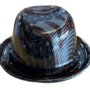 Hydro Dipped Carbon Fiber American Flags Fedora Mikes Pro Lid Novelty ...