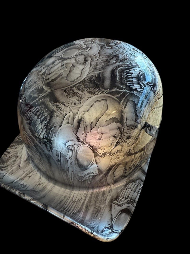 Mike's Pro Lid Dough Boy 2.0 Custom Silver Crazy Clown Boss Skulls ...