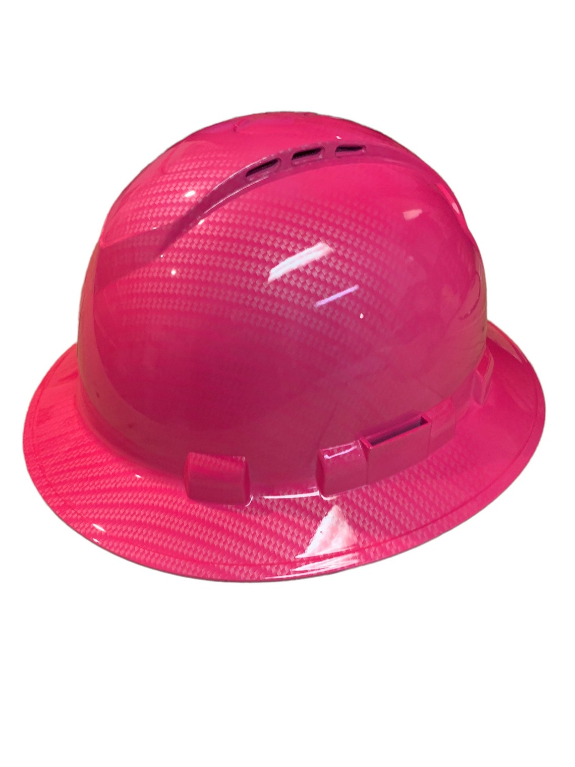 Custom Hard Hat Vented Hot Pink Carbon Fiber Hydro Dipped Full - Etsy