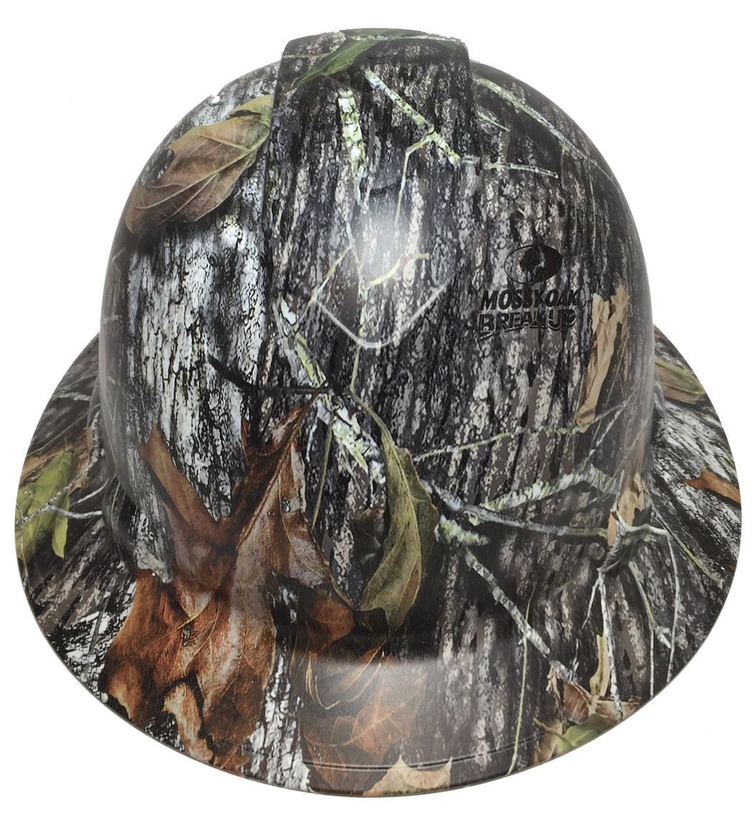 Custom Hydro Dipped Hard Hat Mossy Oak Break up Full Brim Ridgeline - Etsy