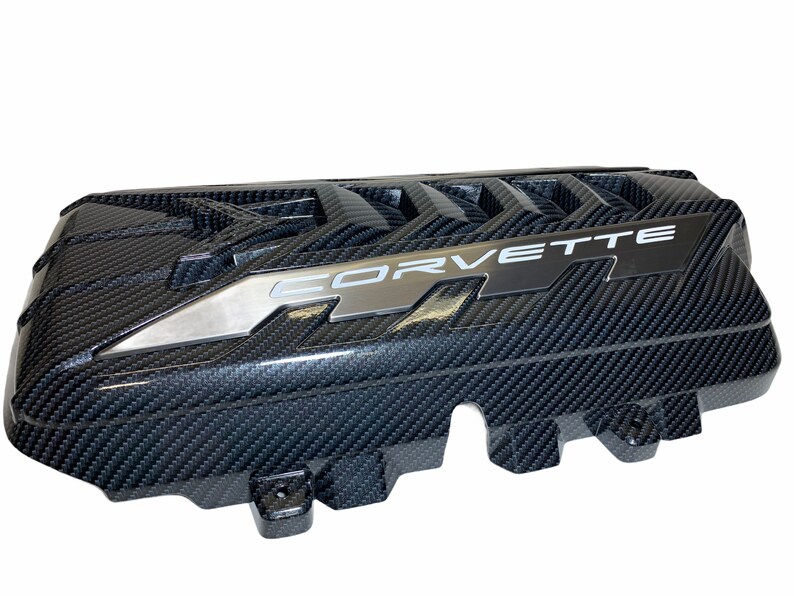 Custom Hydro Dipped 2020+ Corvette Engine Cover Sport Carbon Fiber W ...