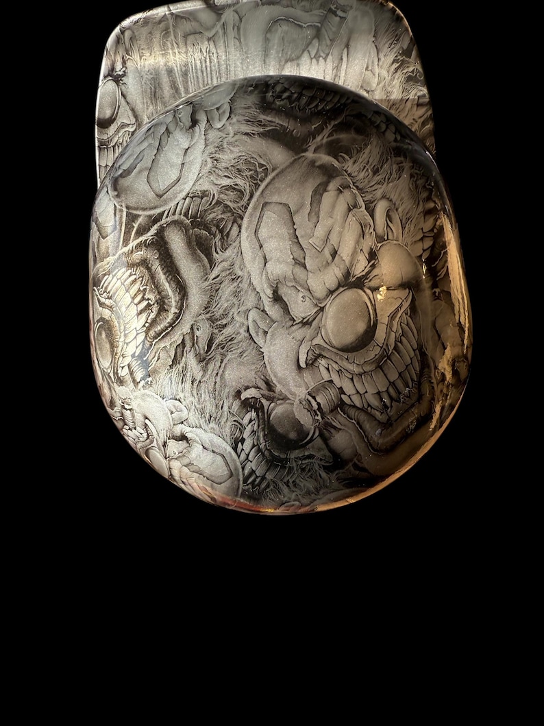 Mike's Pro Lid Dough Boy 2.0 Custom Silver Crazy Clown Boss Skulls ...