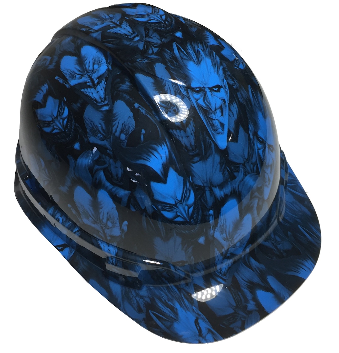 Hydro Dipped Hard Hat Ridgeline Cap Style Custom Light Blue Joker - Etsy