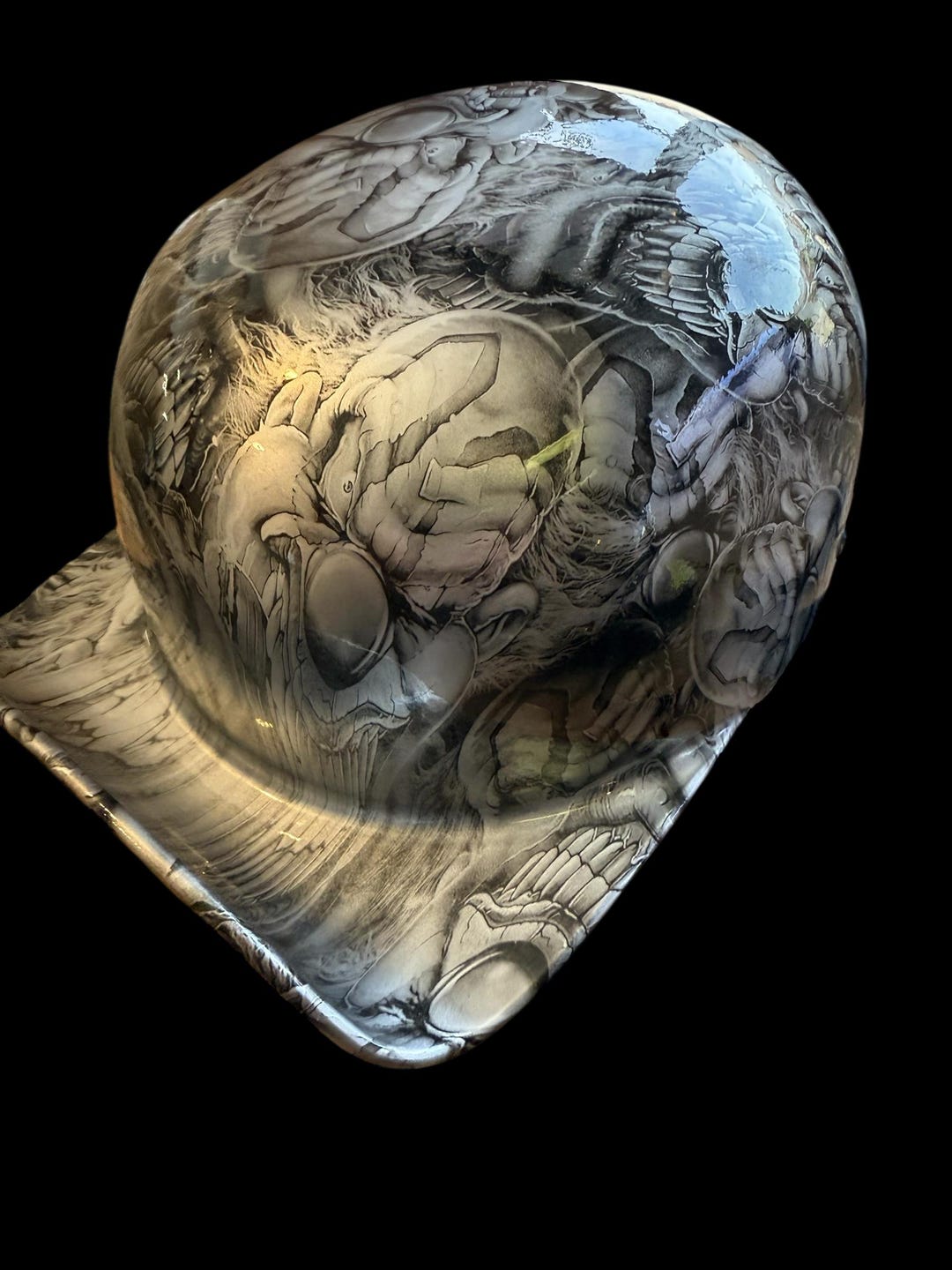 Mike's Pro Lid Dough Boy 2.0 Custom Silver Crazy Clown Boss Skulls ...