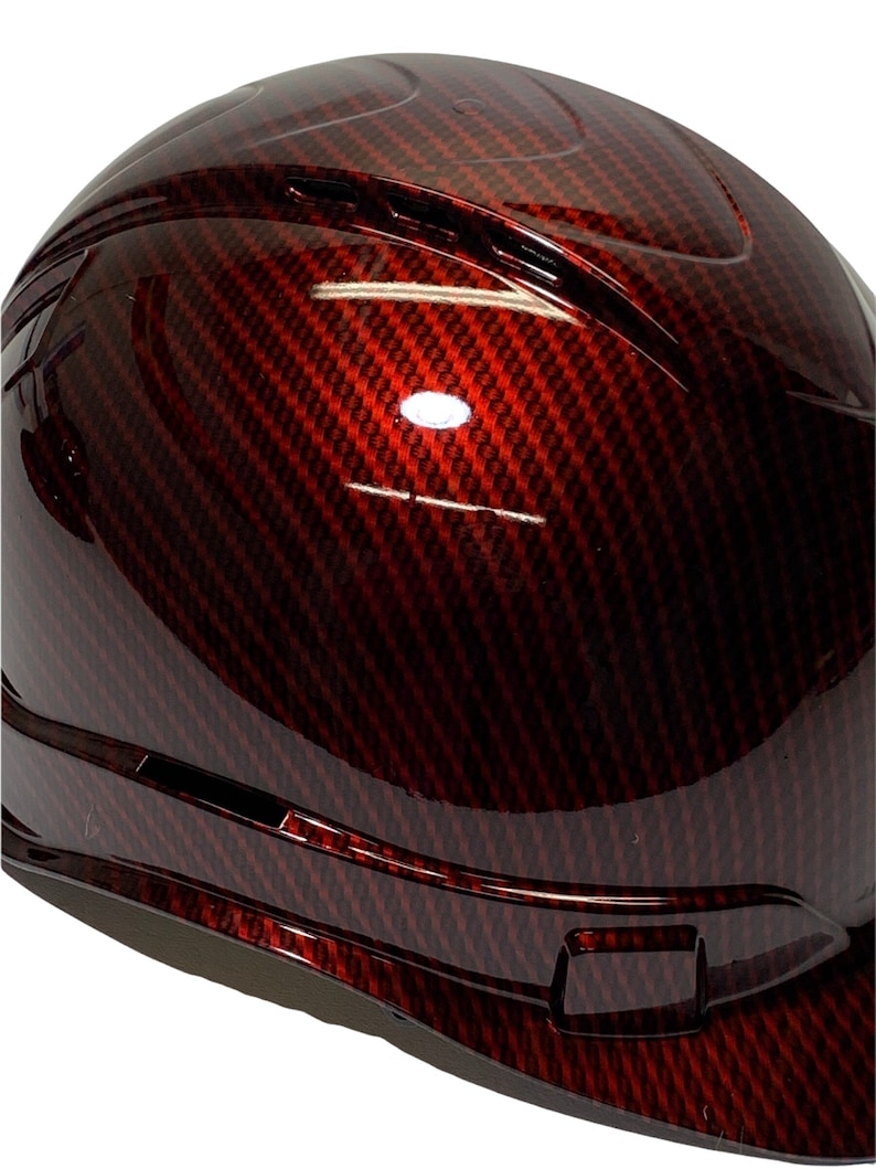 Custom Hydro Dipped Carbon Fiber Kandy Red Hard Hat Ridgeline - Etsy