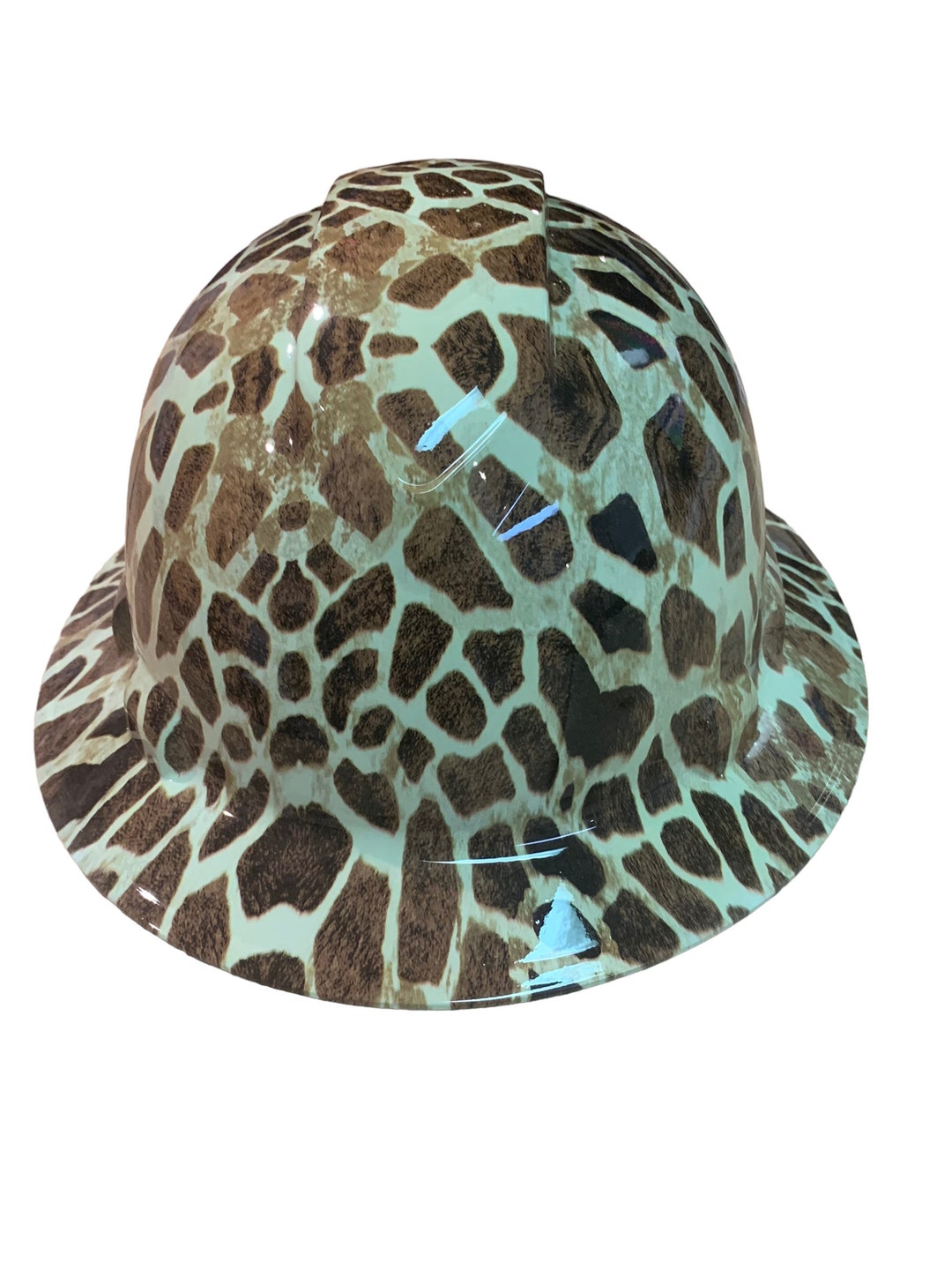 Custom Hydro Dipped Hard Hat Giraffe Ridgeline Full Brim - Etsy