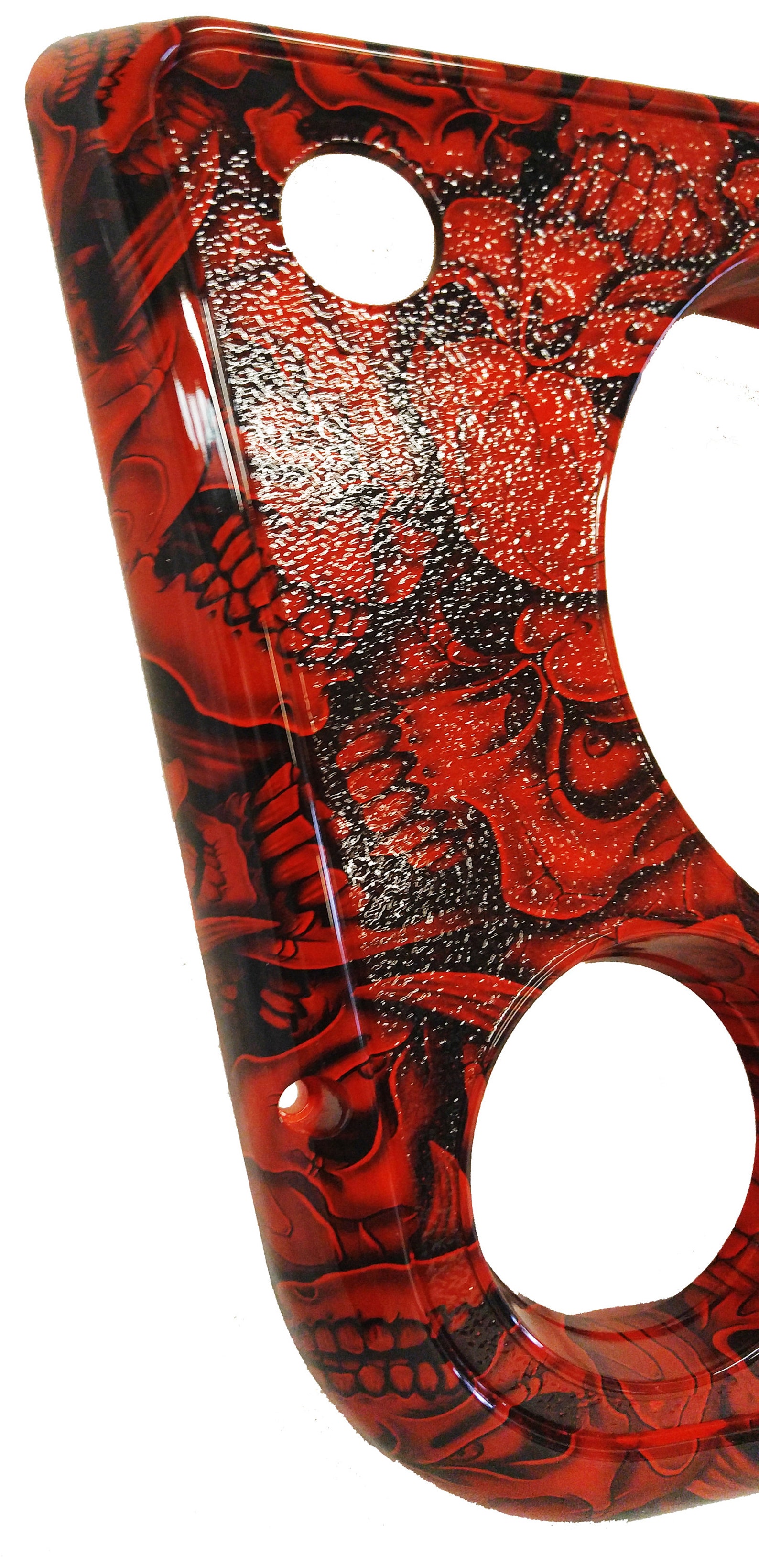 Custom Hydro Dipped Red Insanity Skulls C10 GM Dash Bezzel - Etsy