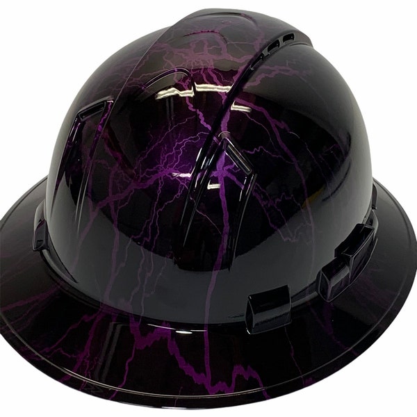 Purple Vented Hard Hat - Etsy