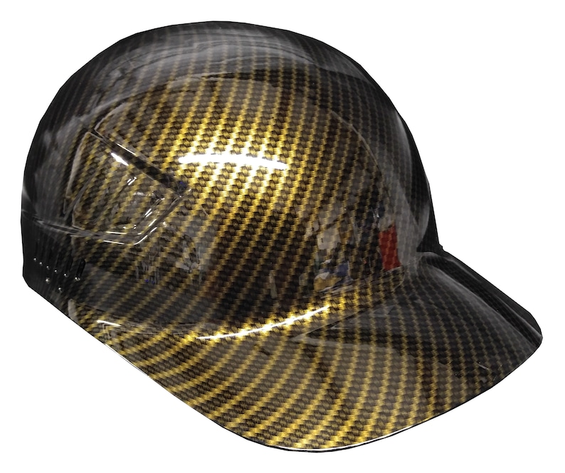 Custom Hydro Dipped Gold Carbon Fiber Bump Cap - Etsy