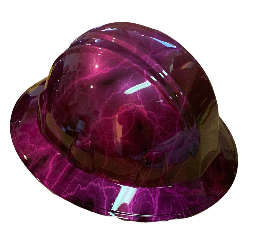 Hard Hat SL Series Full Brim Custom Kandy Purple Lightning - Etsy