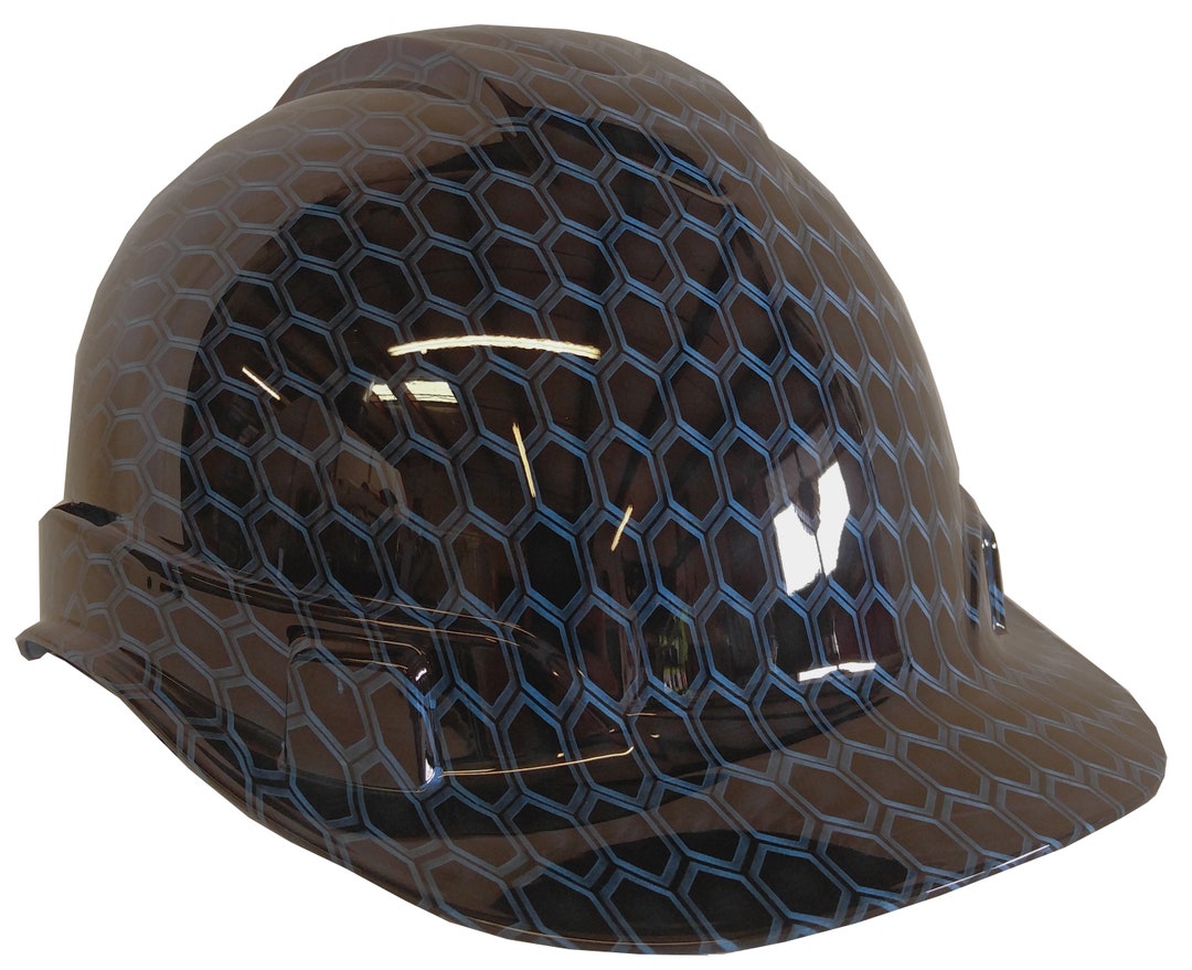 Hard Hat Ridgeline Cap Style Light Blue Honeycomb Hex - Etsy