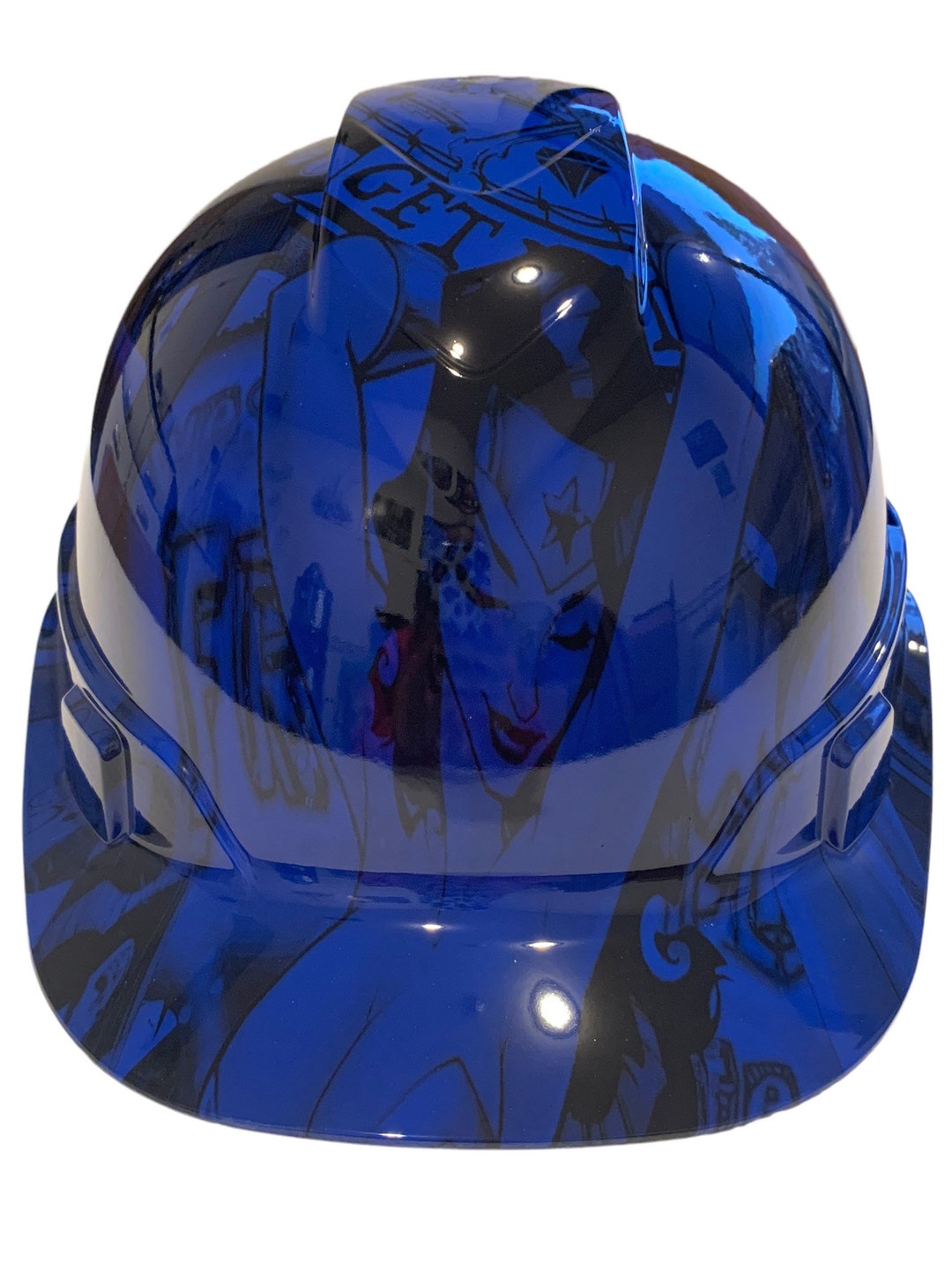 Custom Hydro Dipped Hard Hat Dark Blue Fantasy Chic Cap Style - Etsy