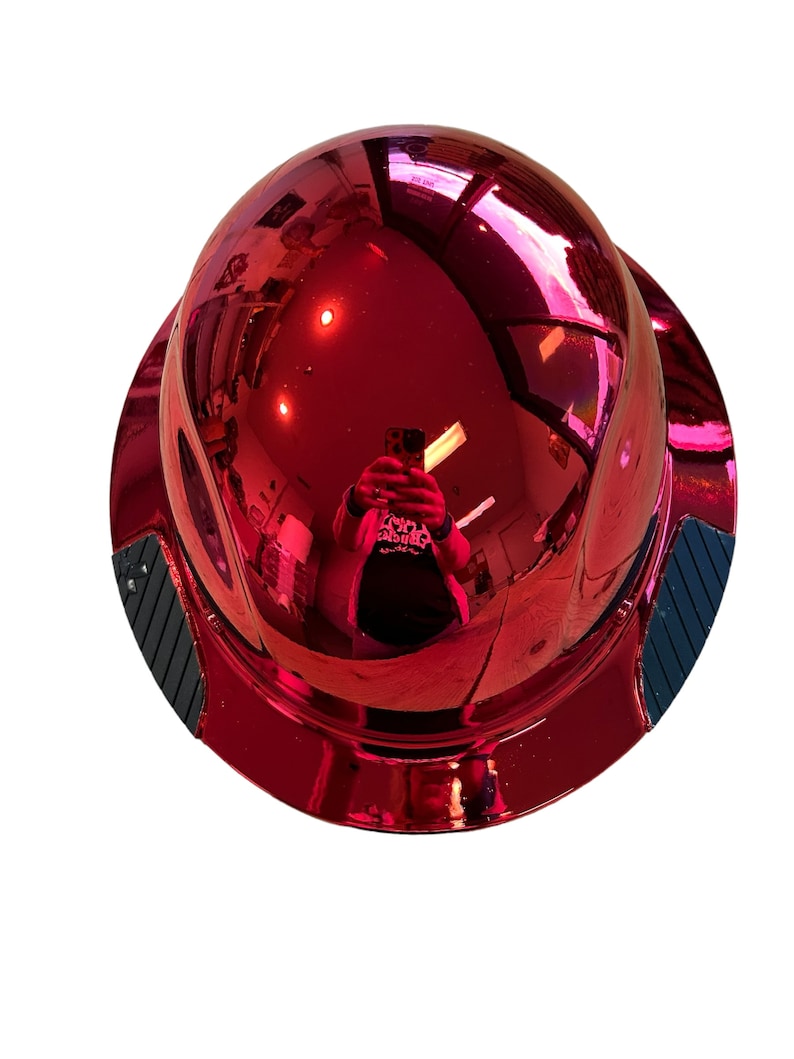 Custom Chrome Kandy Red Lift DAX Carbon Fiber HDC-15KG Full Brim Hard ...