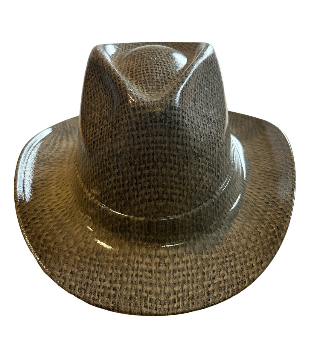 Custom Hydro Dipped Vulvan Burlap Cowboy Hat - Etsy