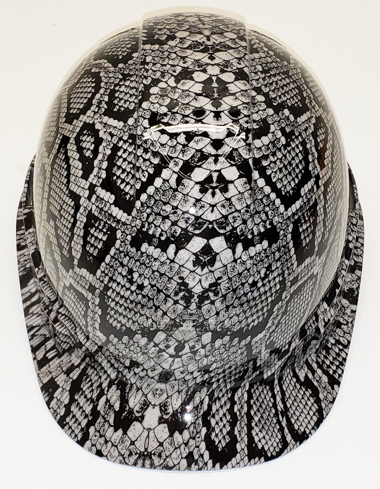 Hydro Dip Hard Hat Gray Snake Skin Pyramex Ridgeline Protective Helmet ...