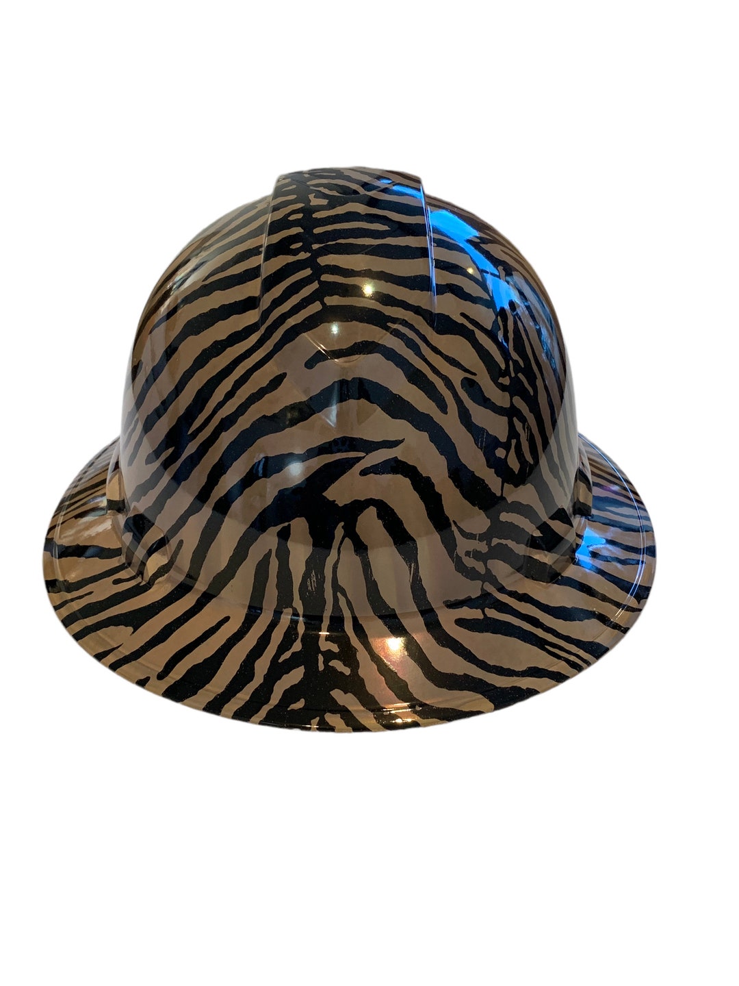 Custom Hard Hat Tarnished Zebra Full Brim Ridgeline - Etsy