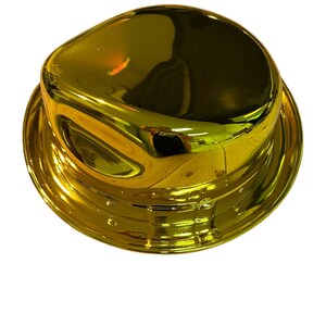 Custom Chrome Gold Fedora Mikes Pro Lid Novelty Helmet - Etsy