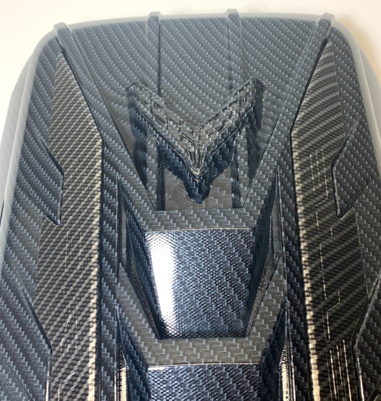 Custom Hydro Dipped 2020+ Corvette Engine Cover Sport Carbon Fiber W ...