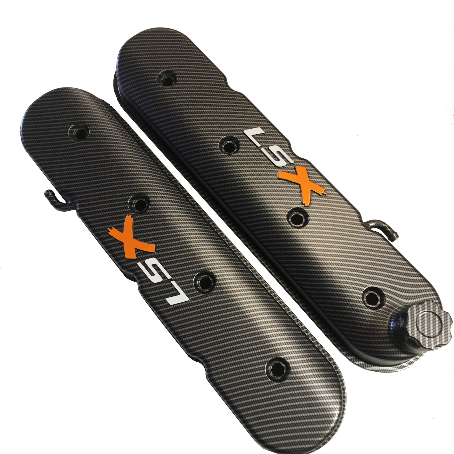 Custom Hydro Dipped LS Valve Covers 241-405 Satin Carbon Fiber - Etsy