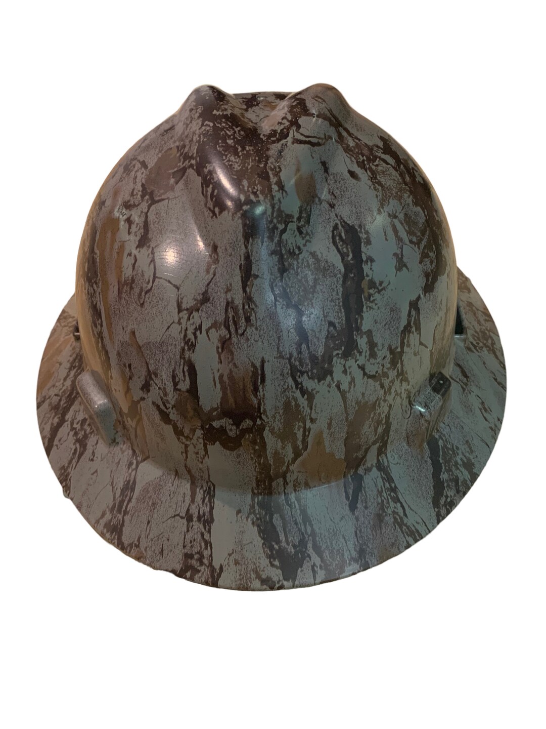 Custom Hard Hat Nat Gear Camo Hydro Dipped Full Brim MSA V-gard - Etsy