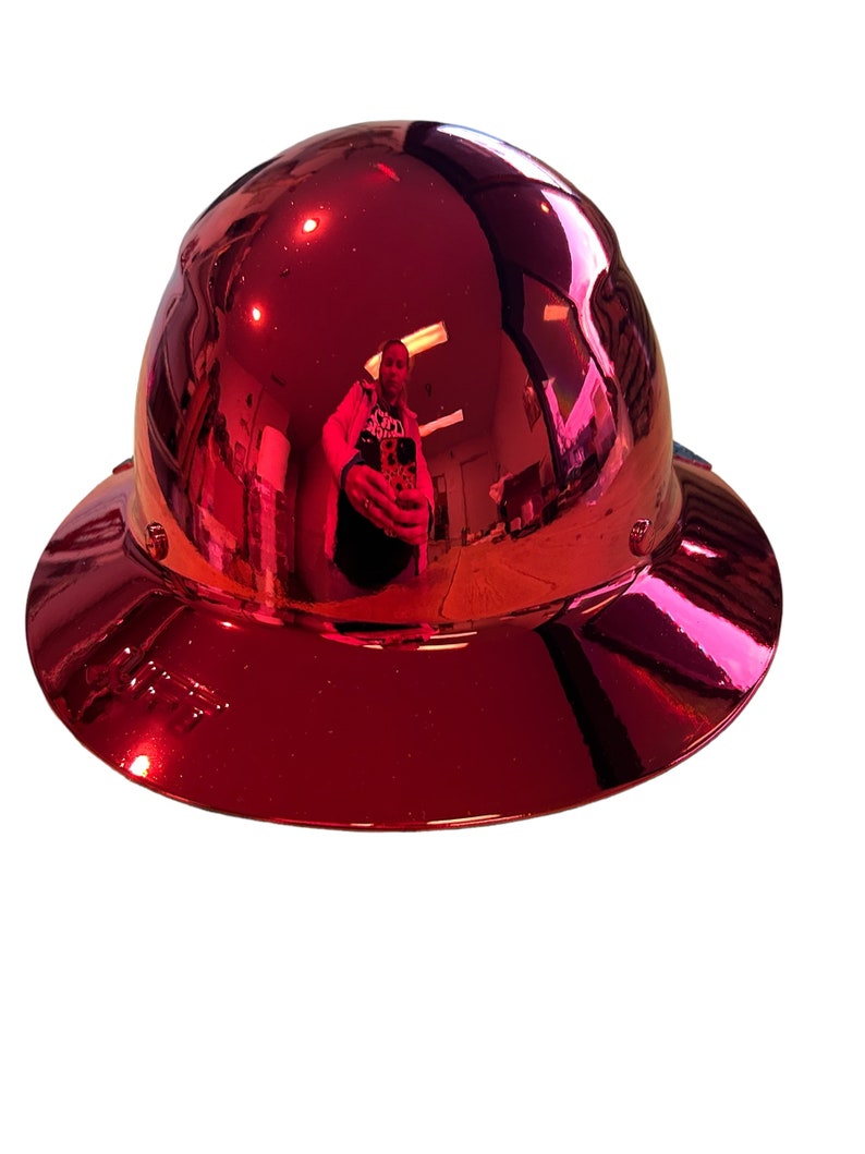 Custom Chrome Kandy Red Lift DAX Carbon Fiber HDC-15KG Full Brim Hard ...