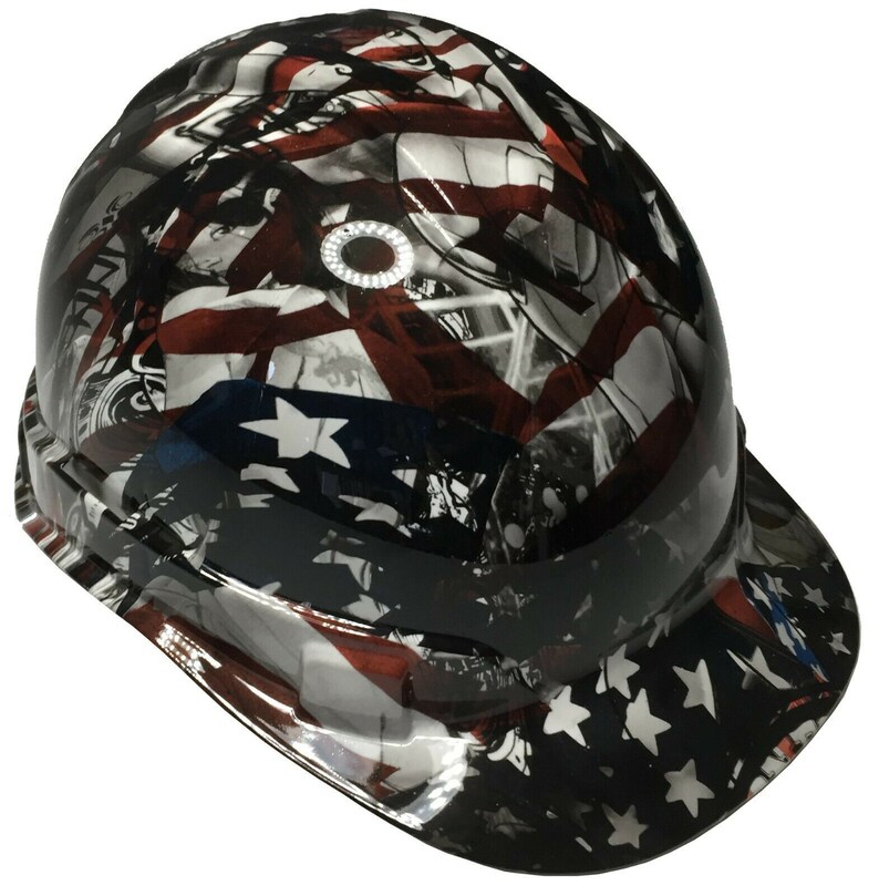 Custom Hard Hat American Flags Fantasy Chic Cap Style - Etsy