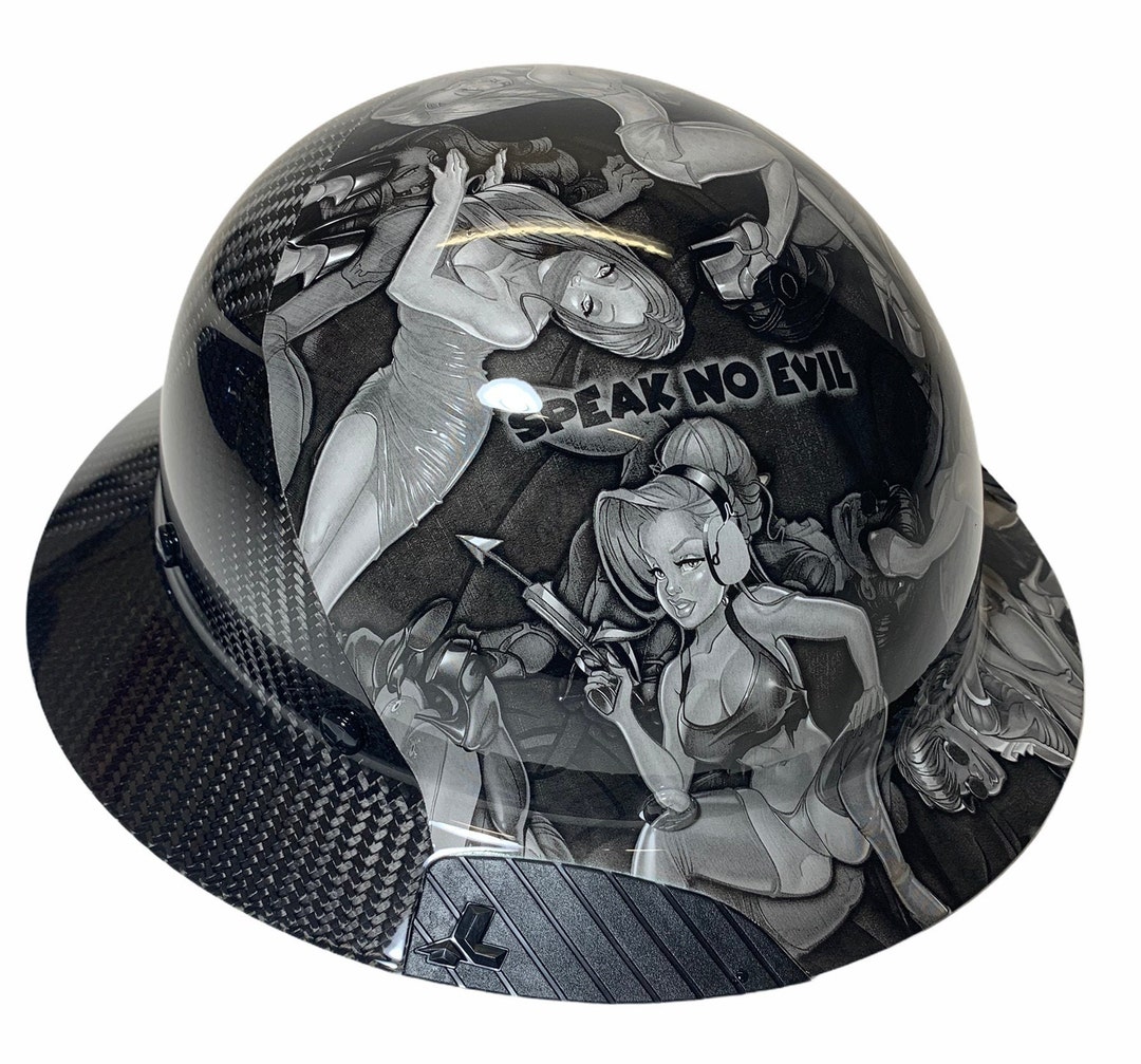 Custom Hydro Dipped Black and White Naughty No Evil Lift DAX Fifty 50 ...