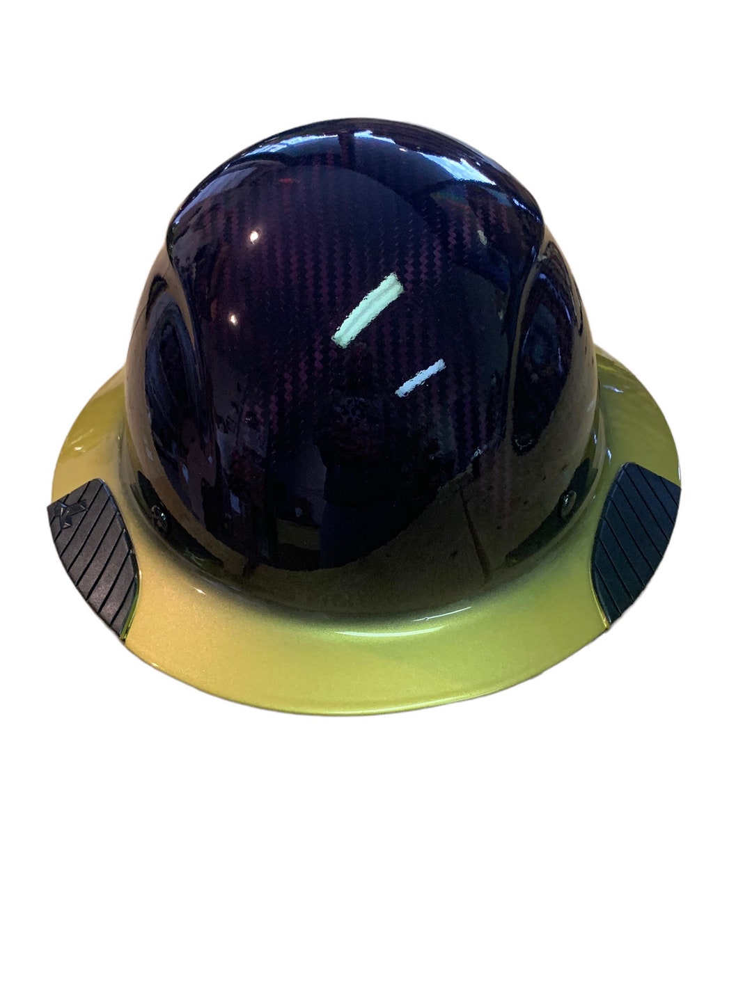 Custom Translucent Purple With Gold Brim Lift DAX Carbon Fiber HDC-15KG ...