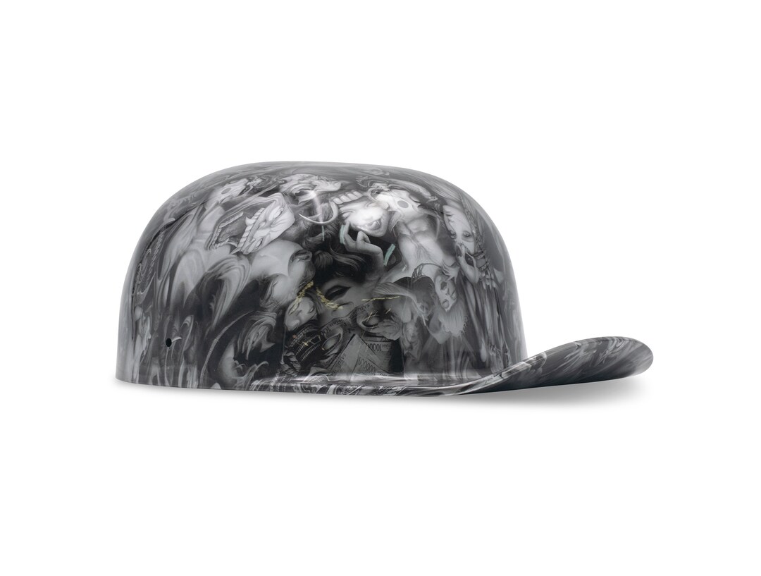 Custom Silver Beauties and Demons Doughboy Mikes Pro Lid Novelty Helmet ...