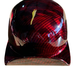 Custom Hydro Dipped Kandy Red Carbon Fiber American Flags2.0 Mikes Pro ...