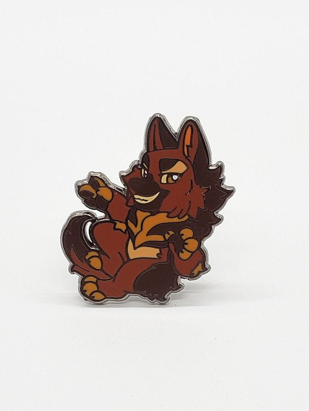 Ruff Enamel Pin - Etsy