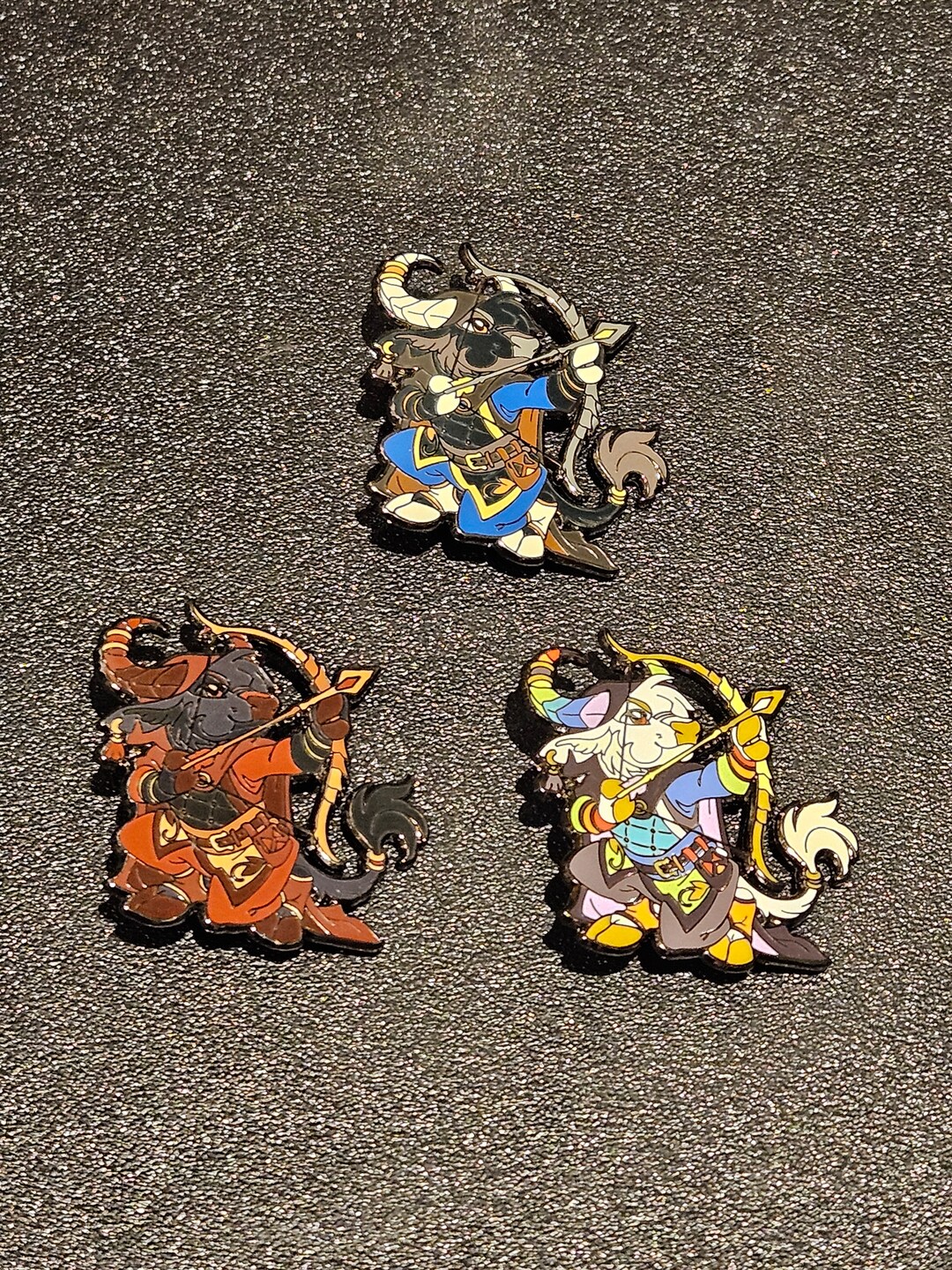 Ox Archer Enamel Pin - Etsy