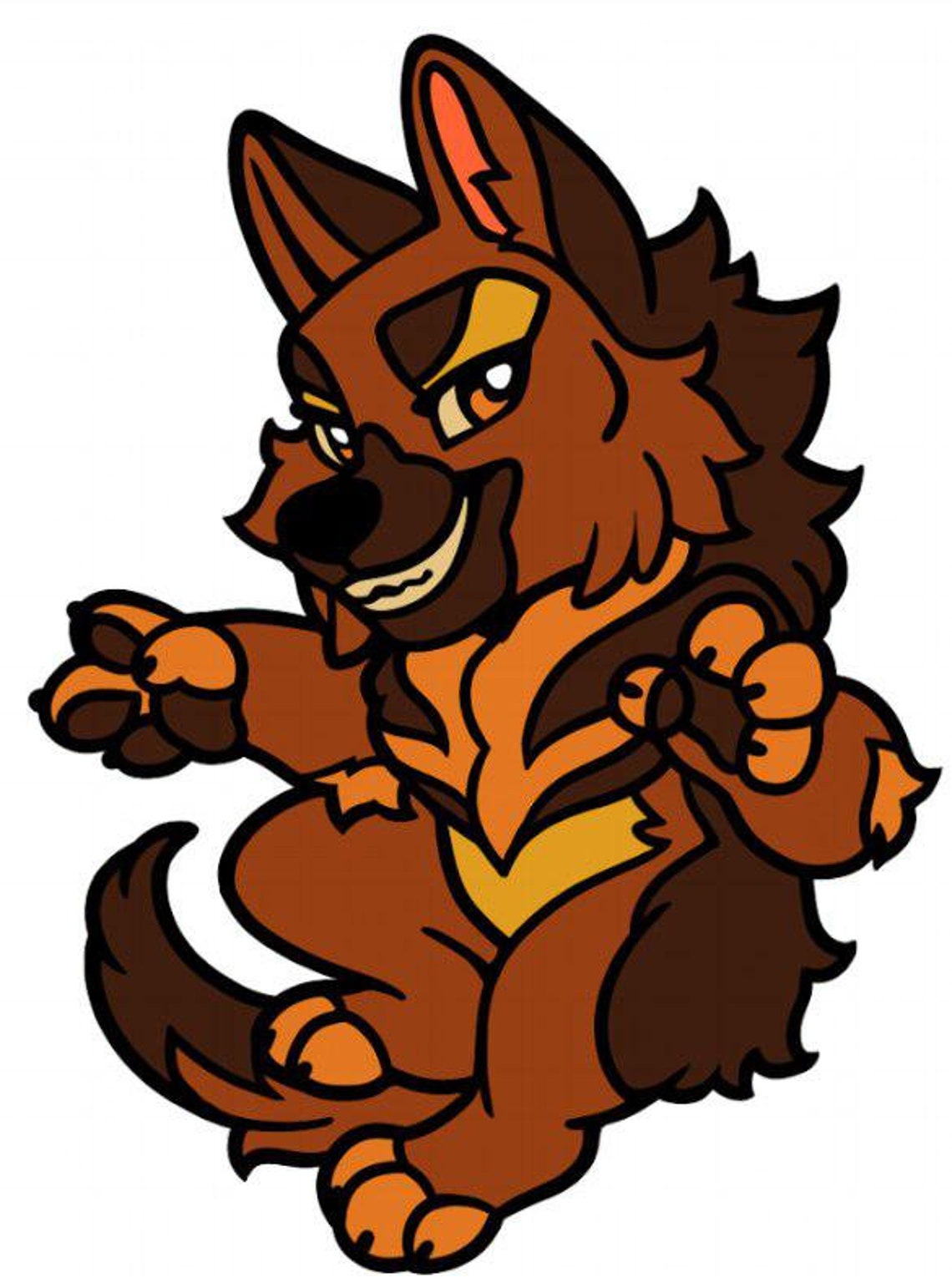 Ruff Enamel Pin - Etsy