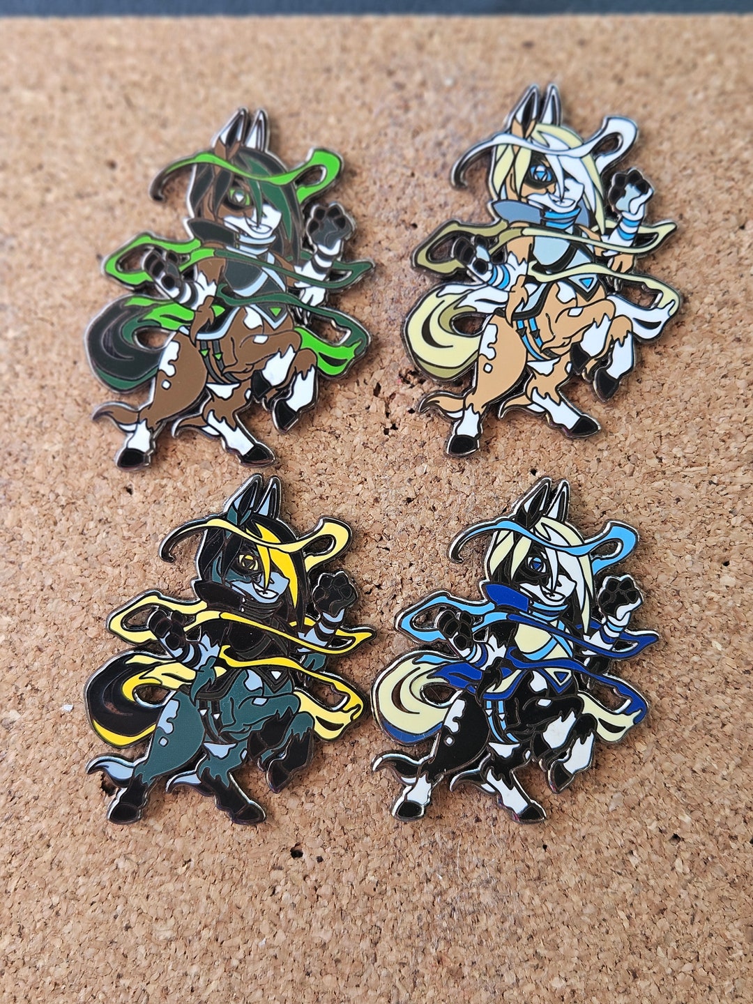 Centaur Sorcerer Enamel Pin - Etsy
