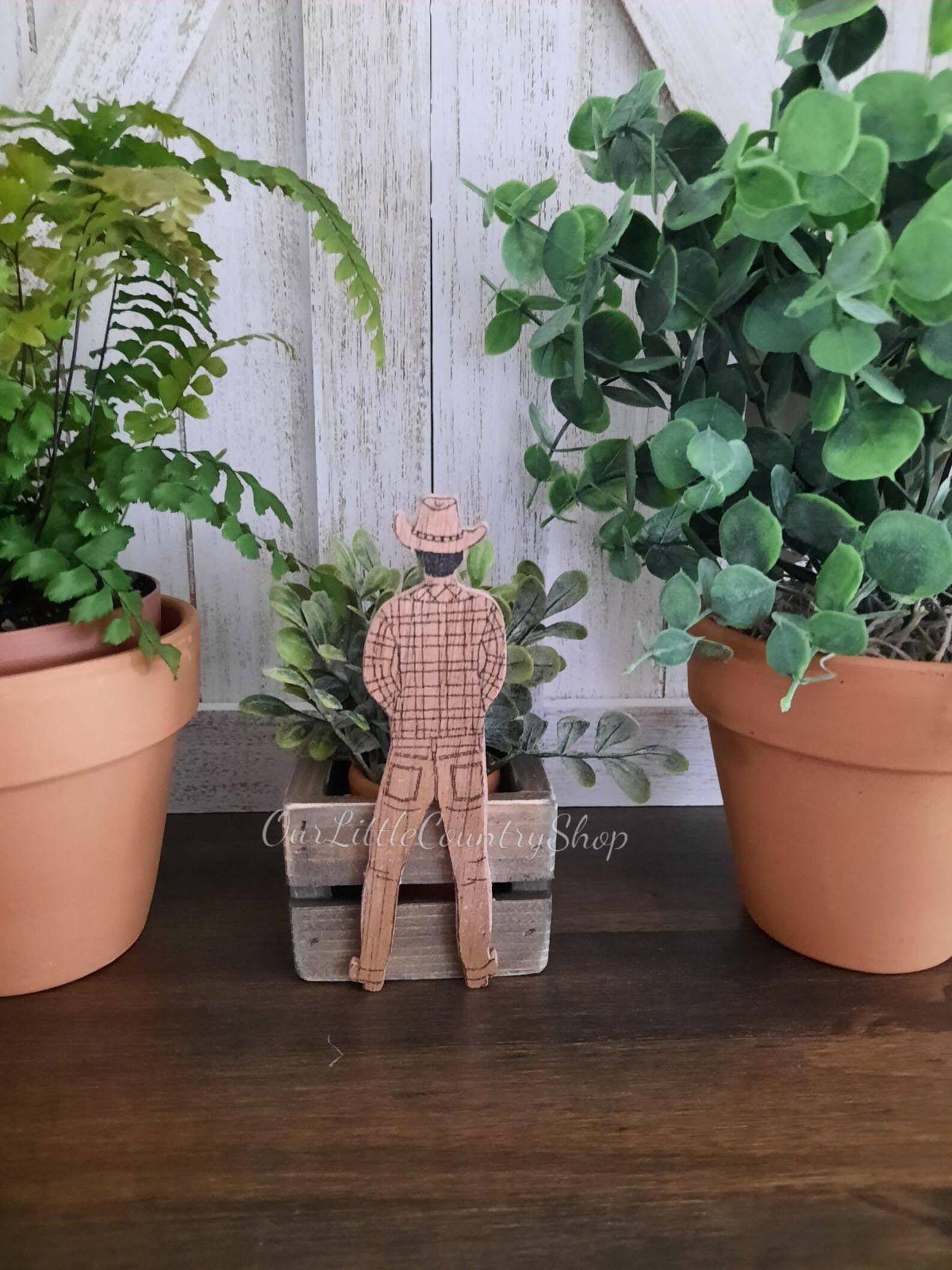 Funny Plant Pot Bathroom Decor Peeing Cowboy Funny Bathroom - Etsy